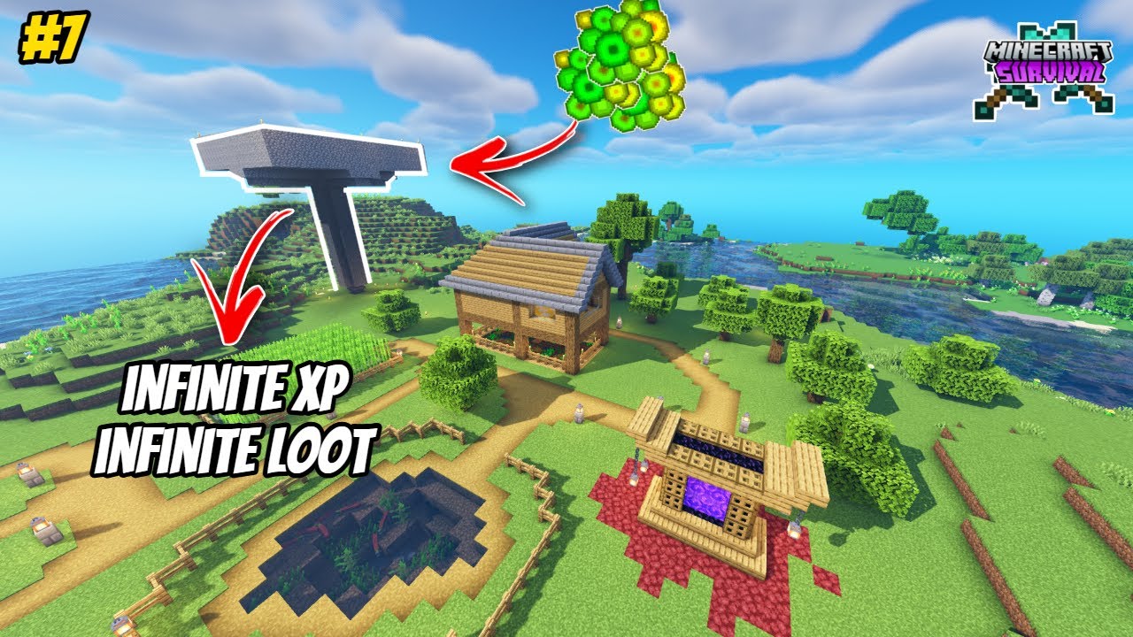 I Built An UNLIMITED XP Farm in Minecraft! - YouTube