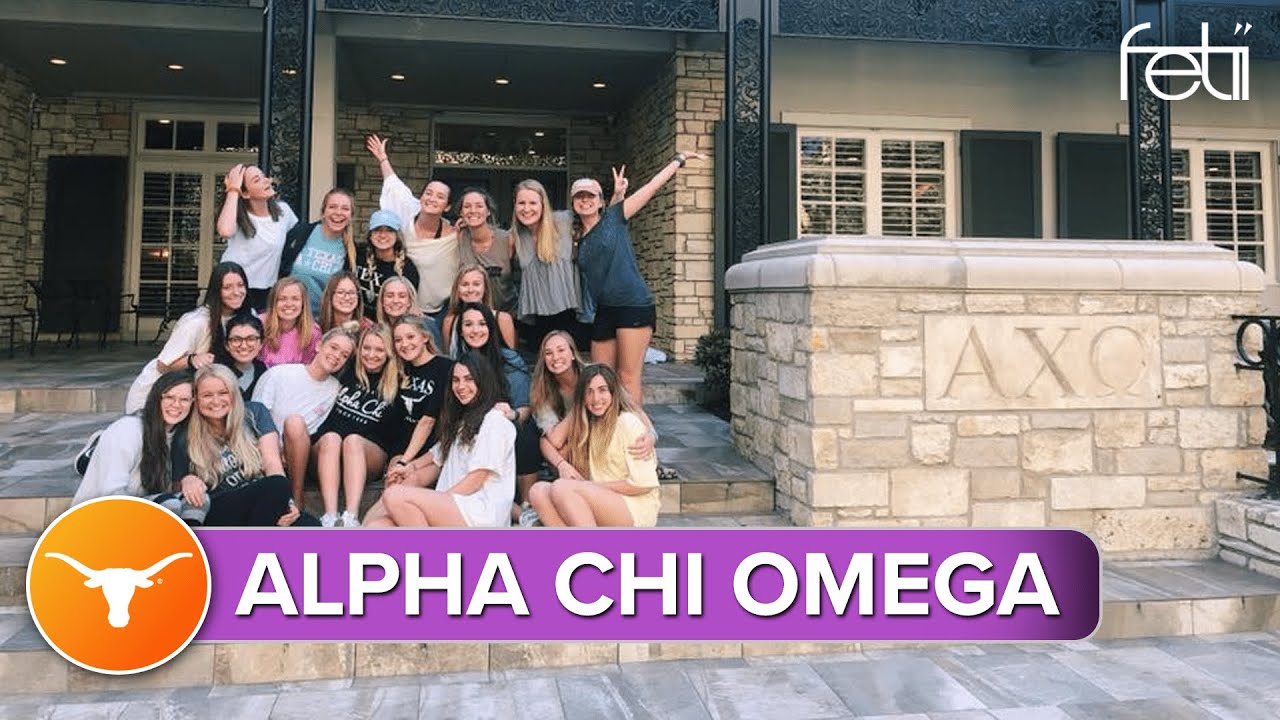 Alpha Chi Omega at University of Texas House Tour (2024) - YouTube