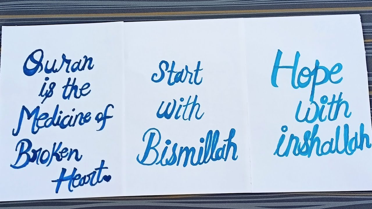 3 Beautiful English calligraphy | - YouTube