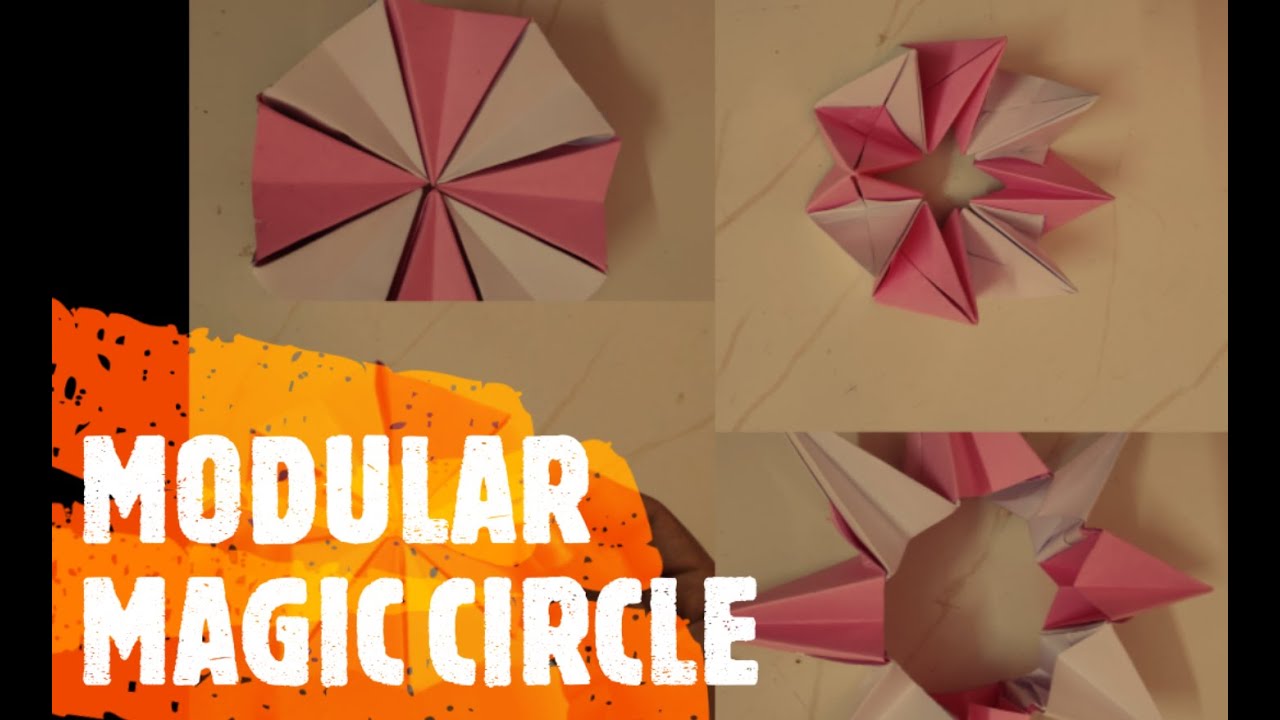 How to make Modular Magic Circle? the easy way!!! - YouTube
