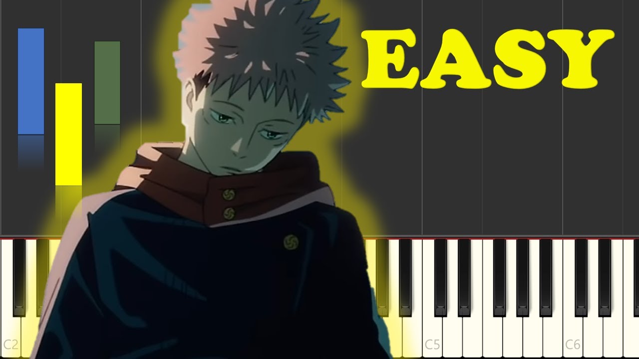 JUJUTSU KAISEN Theme Song Piano Tutorial - YouTube