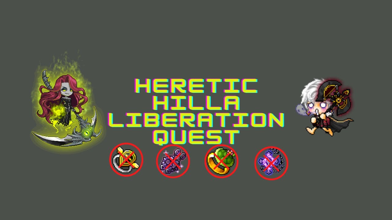 Heretic Hilla Solo / MapleSEA Aquila Liberation Journey / 메이플스토리 데몬슬레이어 ...