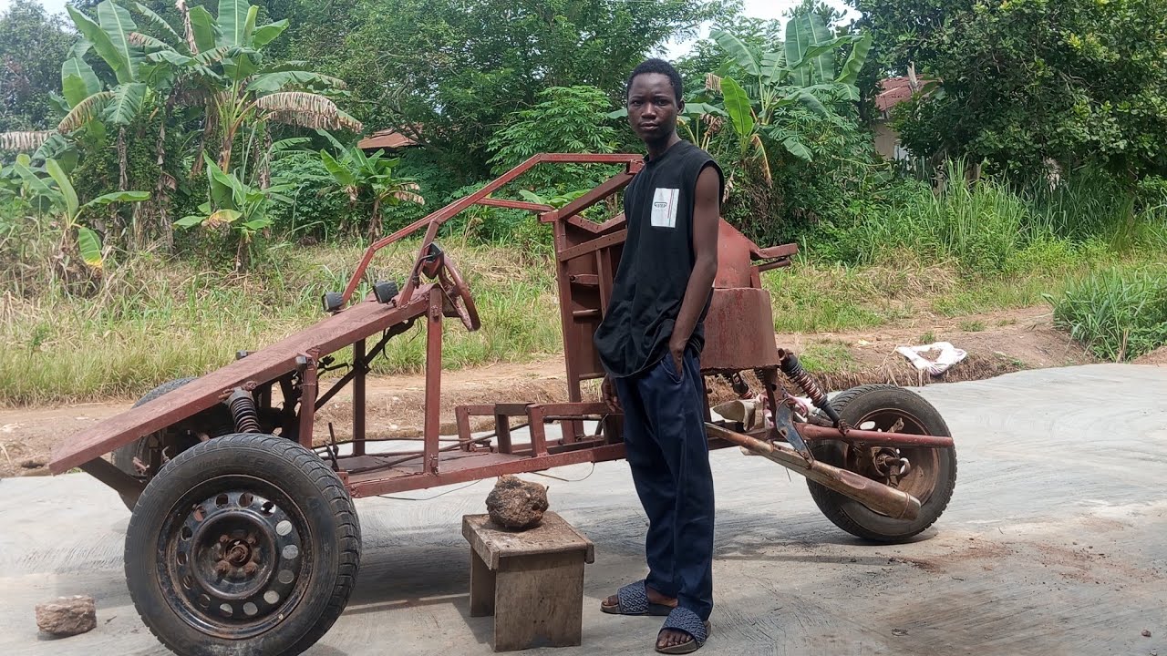 How to build Homemade Three wheel car: steering system amendment. part ...