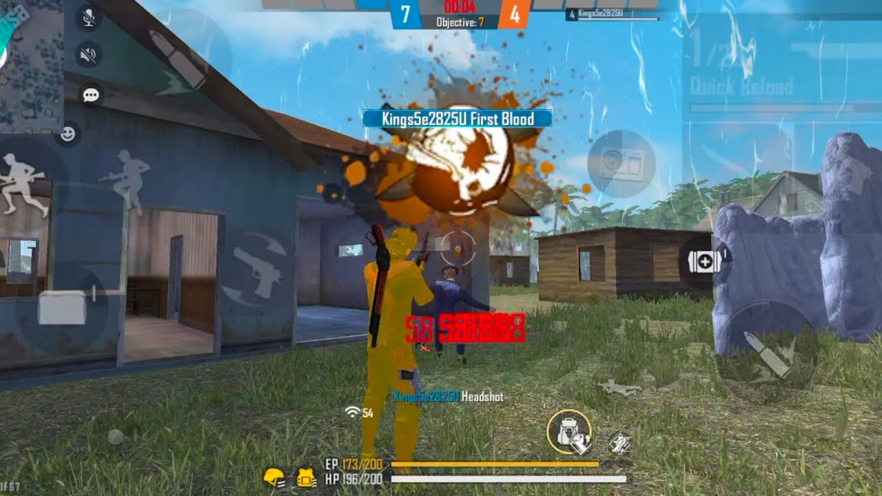 1v1 free fire custom ft:-@zain evil gaming - YouTube