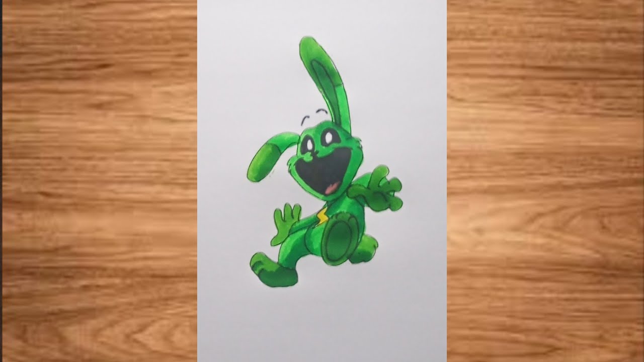 How to draw hoppy hopscotch || Poppy playtime chapter 3|| smiling ...