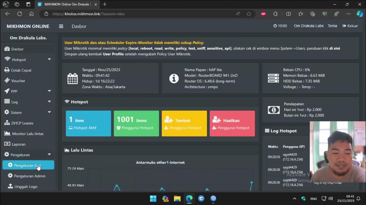Tutorial Update Group Policy pada Mikhmon Online - YouTube