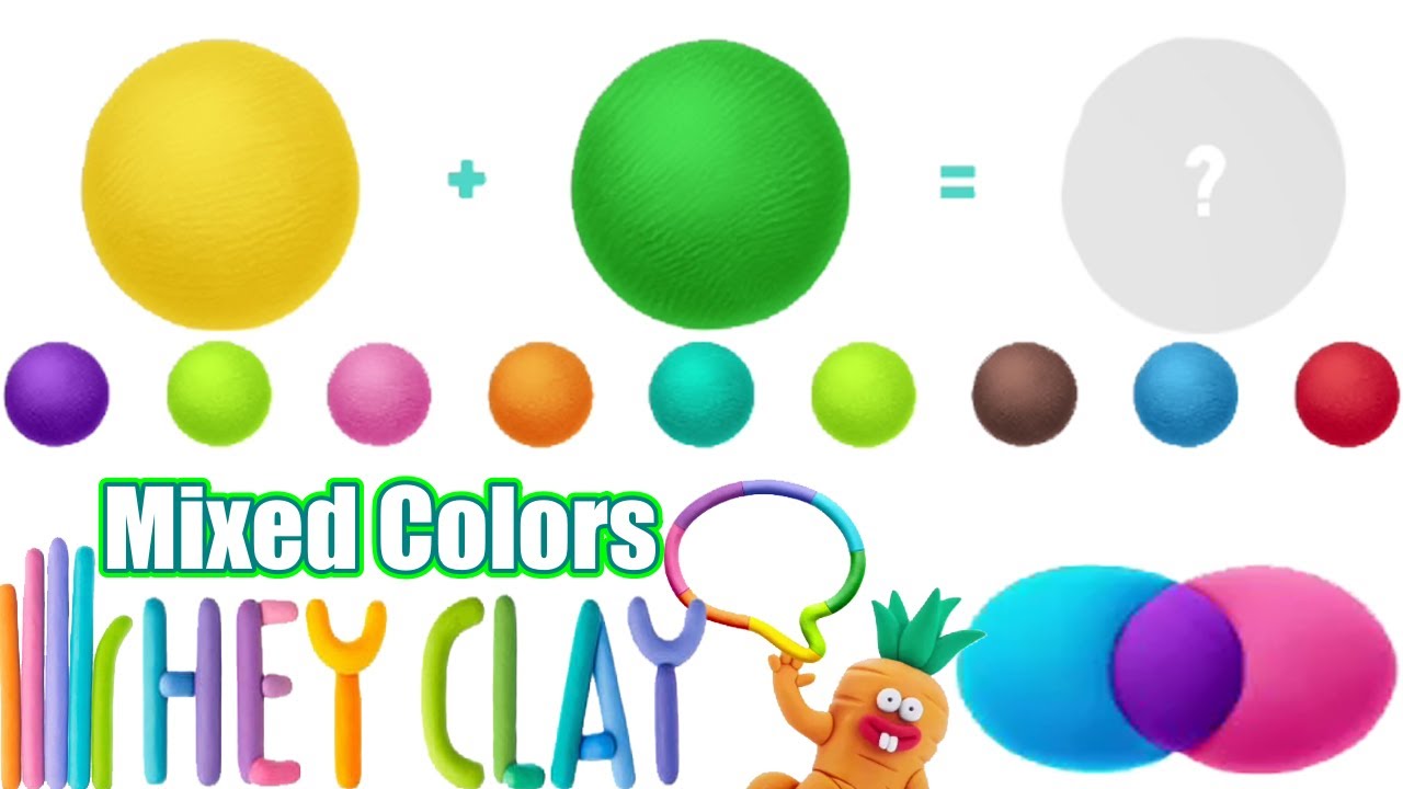 HEY CLAY LIDL Colors - YouTube