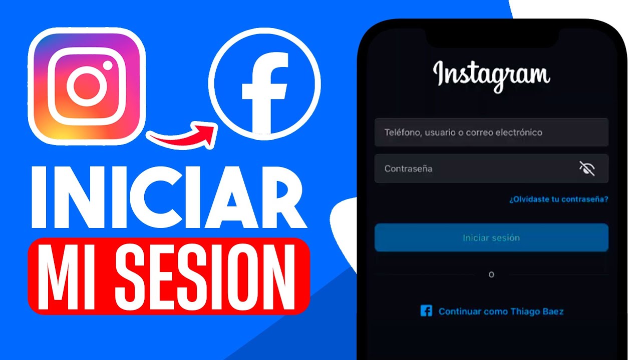 Como INICIAR SESION en Instagram con Facebook (Guía Completa) - YouTube