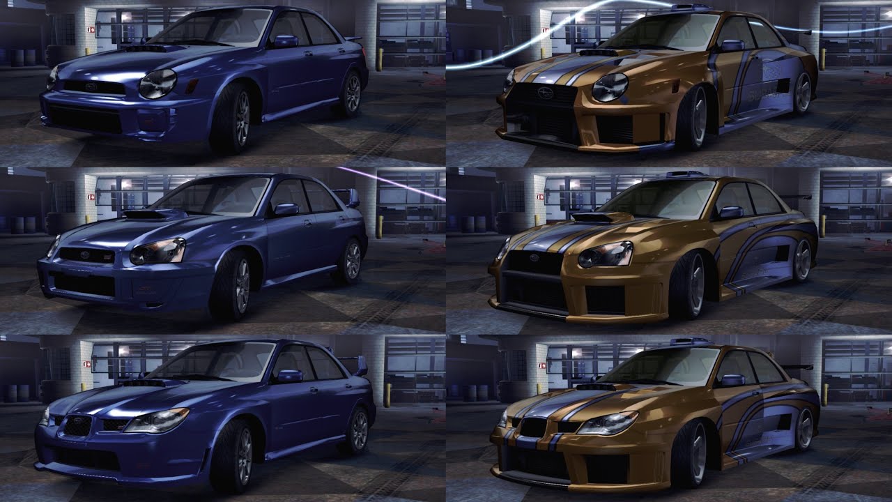 The three different faces of the second generation Subaru Impreza WRX ...