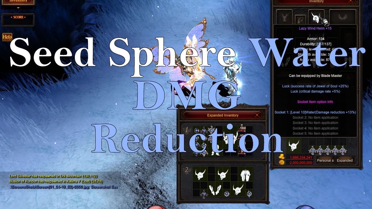 Guia Seed Sphere Water Damage Reduction Mu Online 2023 Mu Moradito ...