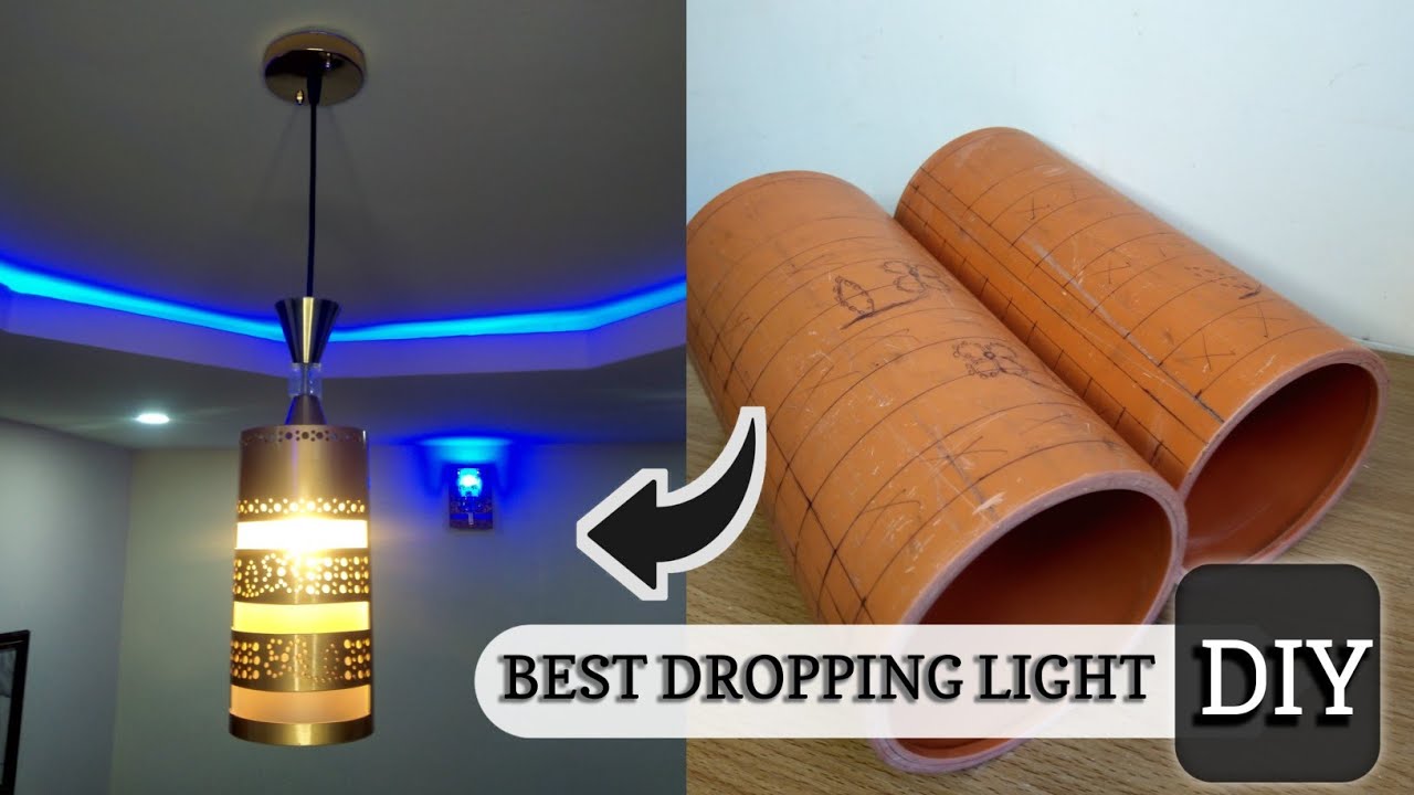 Mind-Blowing DIY Dropping Lamp from PVC Pipe! (Easy & Affordable) - YouTube