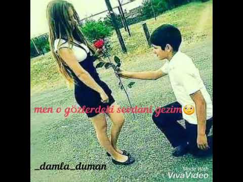 sen menim ewq ile bax gozlerime men o gozlerdeki sevdani gezim