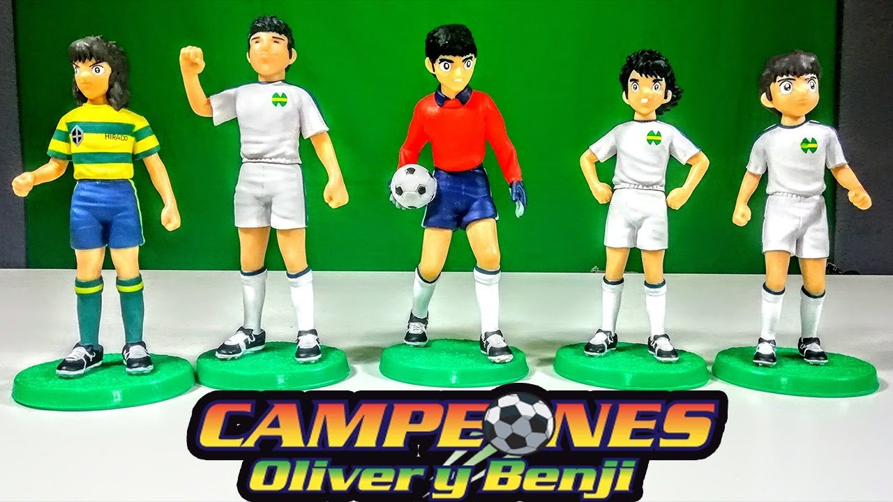 SUPER FIGURAS DE OLIVER Y BENJI - NEW TEAM y HIRADO - Captain Tsubasa ...