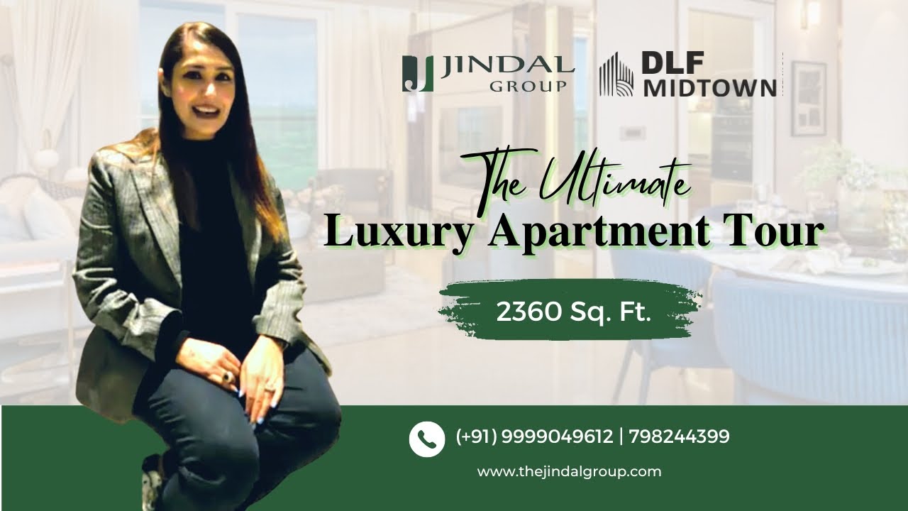 The Ultimate Luxury Apartment Tour | DLF One Midtown Sample Flat | DLF ...