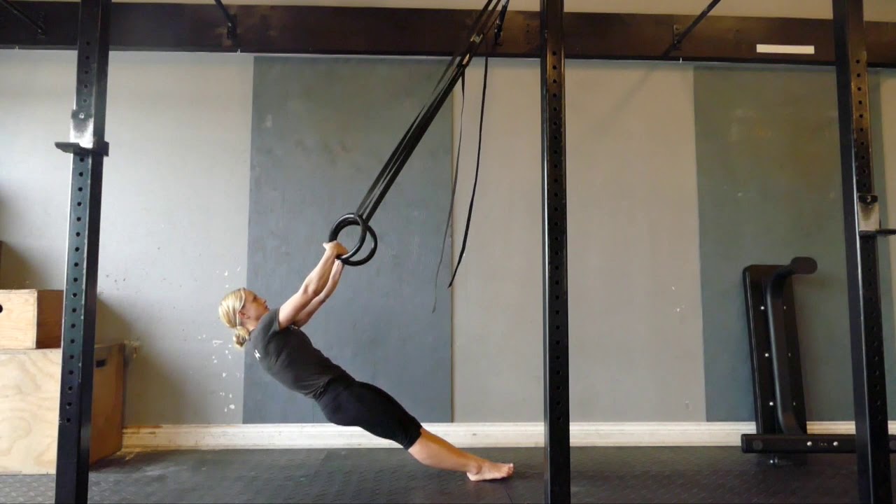 Low Ring Pull to Hip with Transition - YouTube