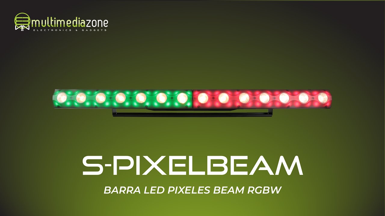 S-PIXELBEAM - Barra Pixeles Beam LED RGBW SCHALTER - YouTube