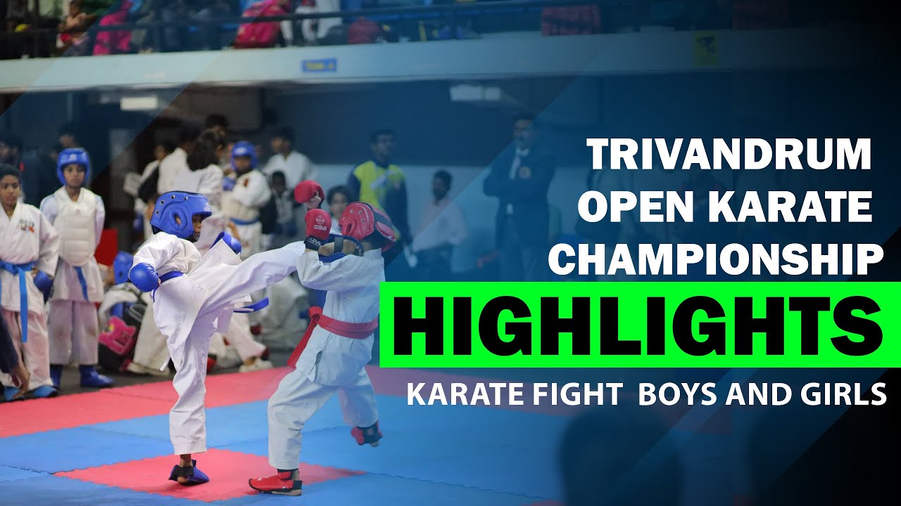 Karate Fight Boys and Girls | Trivandrum Open Karate Championship ...