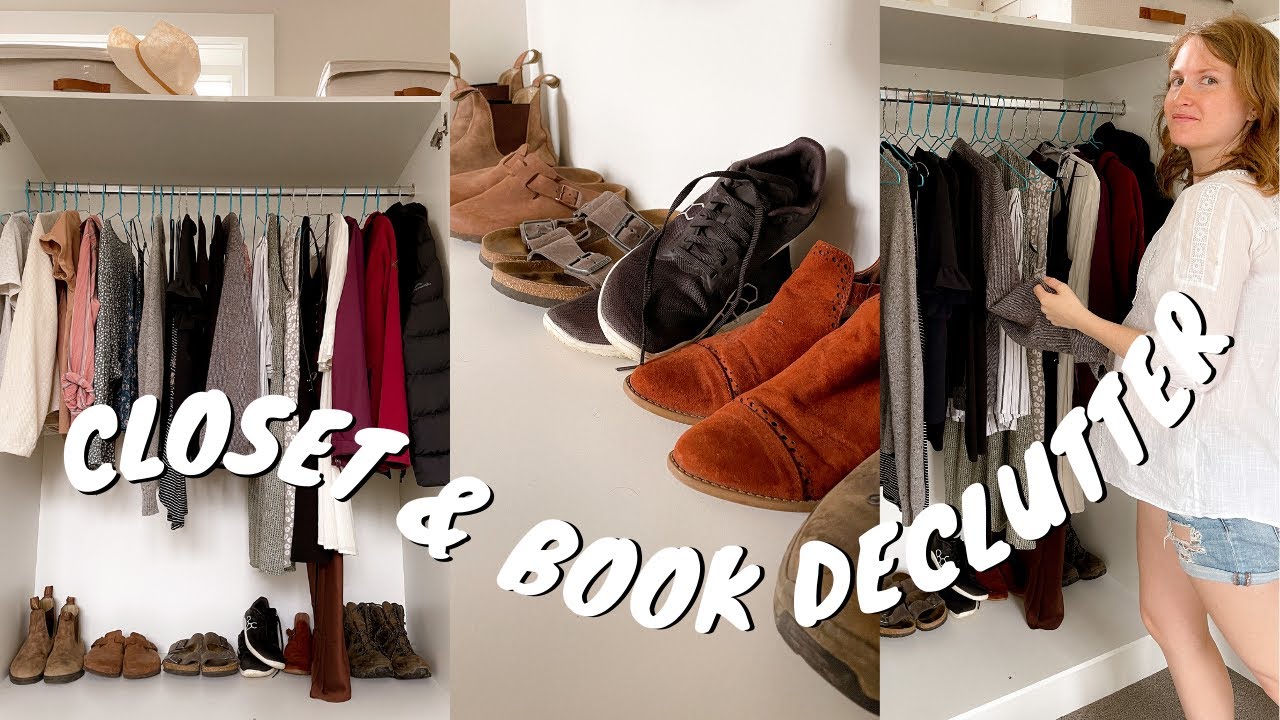 DECLUTTERING my ENTIRE closet || minimalism - YouTube
