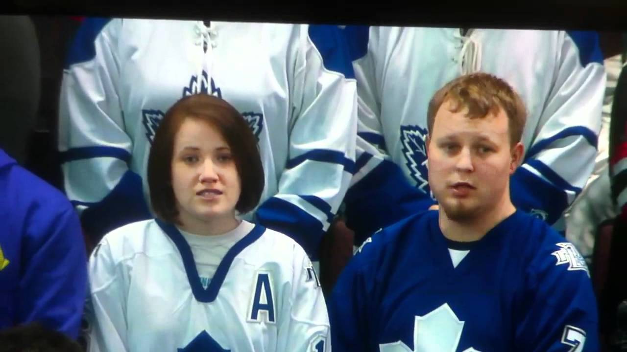 Ashton and Dad on Hockey Night in Canada - YouTube