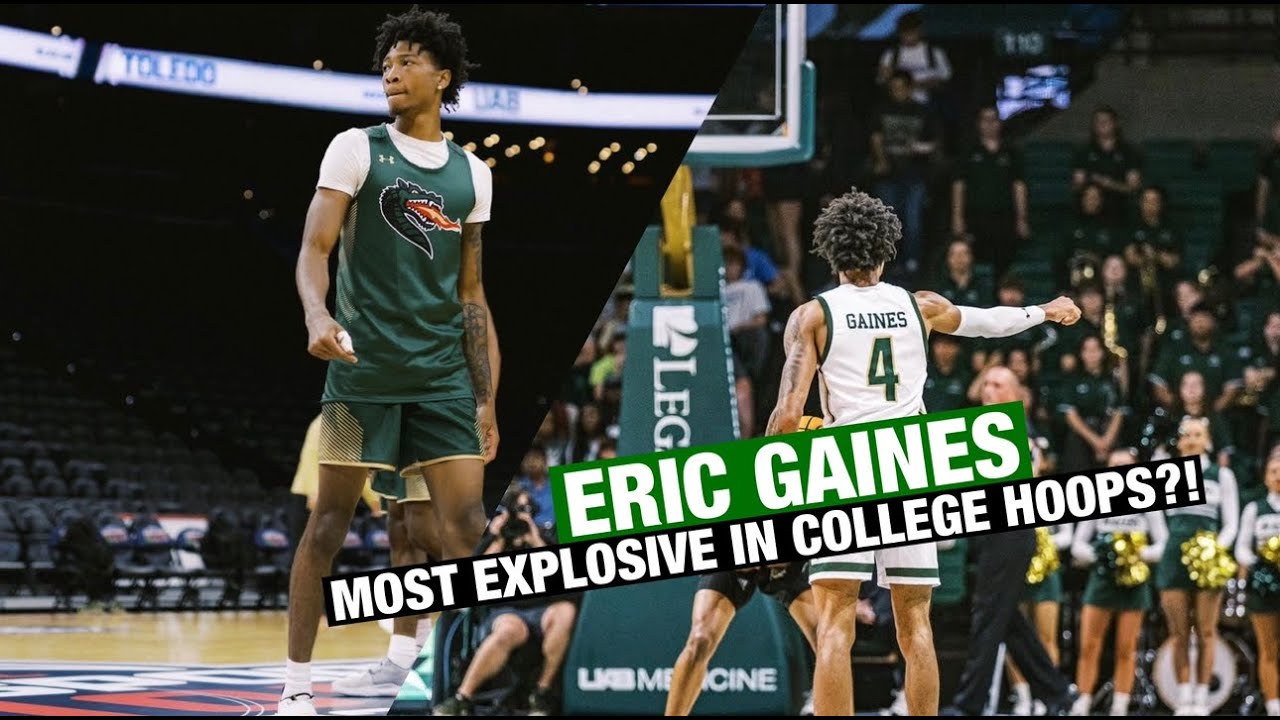 Eric Gaines Highlights-Most explosive in College Basketball - YouTube