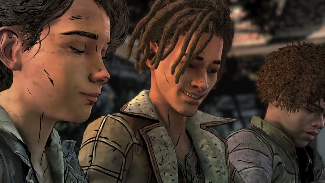 The Walking Dead The Final Season Louis Ask Clementine About Get Laid