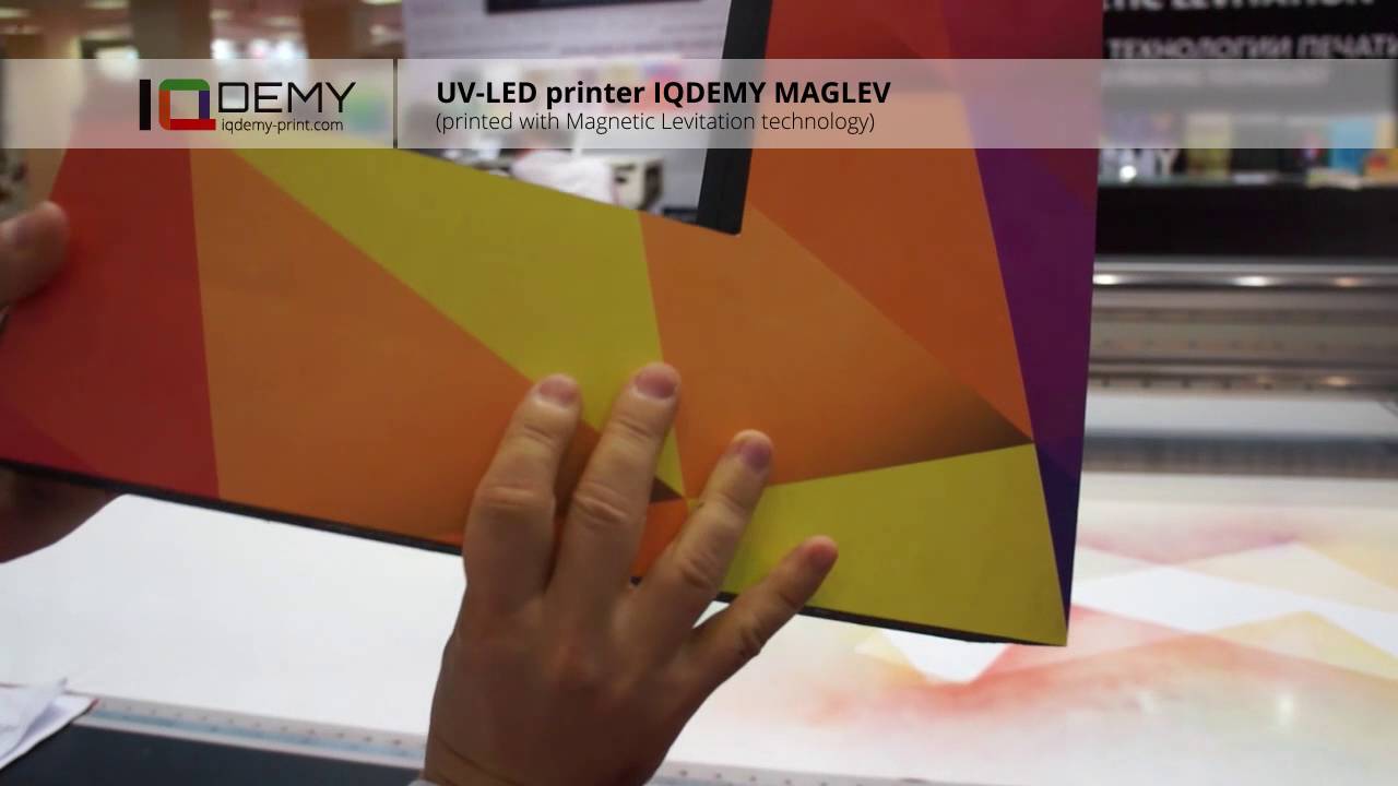 REKLAMA2016: UV-LED printer Maglev printing. Part 4 - YouTube