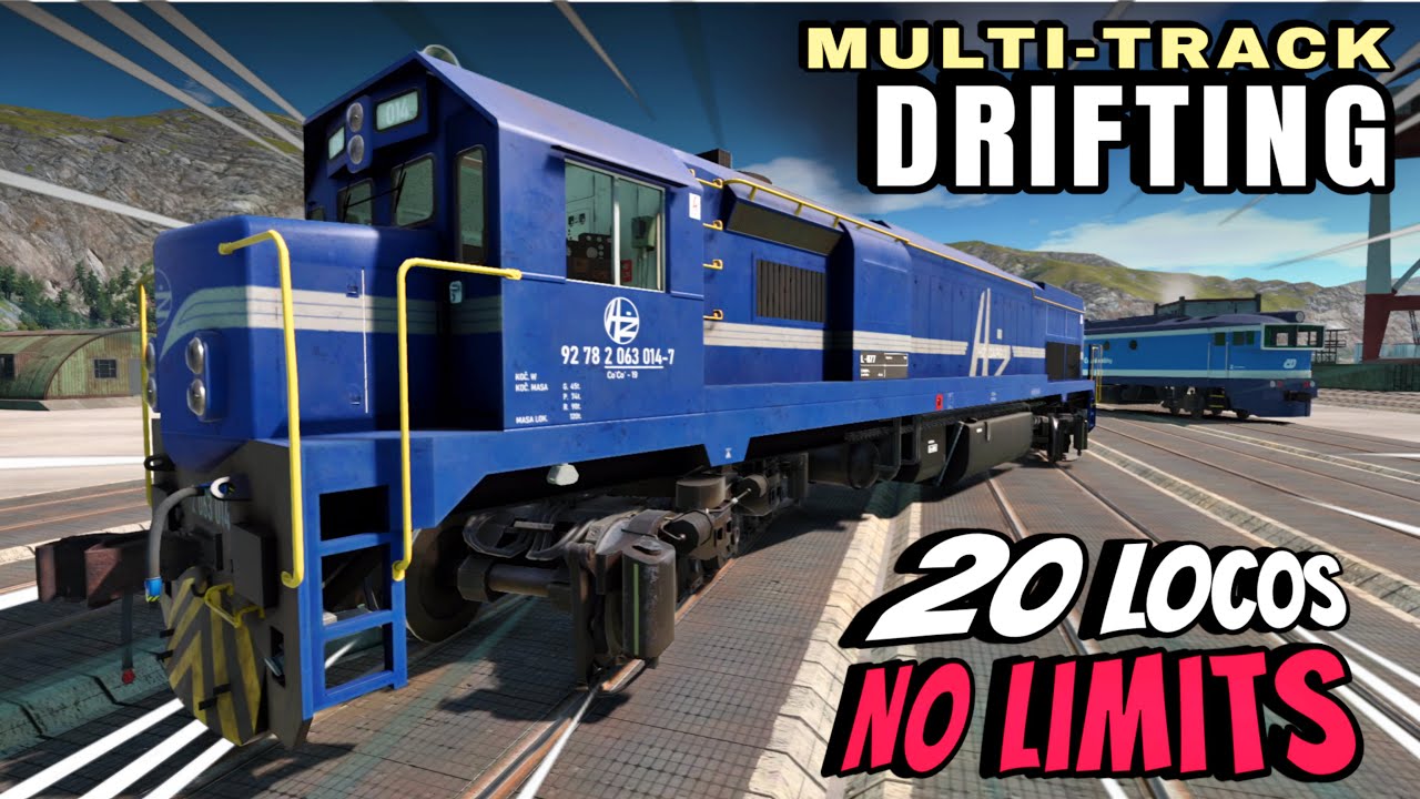 Loco Test | MULTI-TRACK DRIFTING in Derail Valley - All 20 Locos - YouTube
