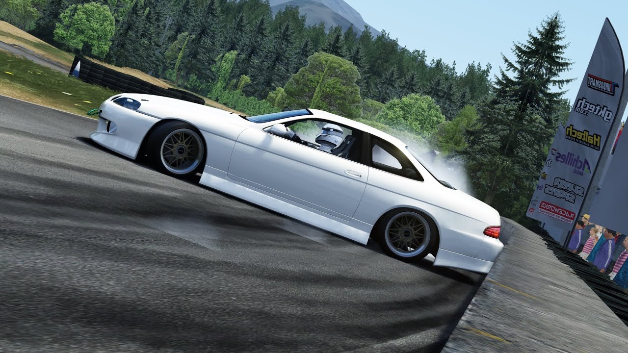 Assetto Corsa | Lost Intentions Woodside Raceway | Reverse Entry Walltap - YouTube