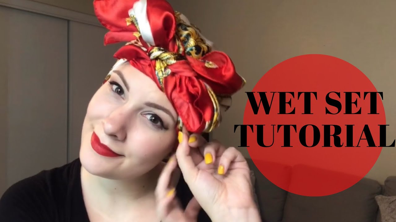 Vintage Wet Set Tutorial - YouTube