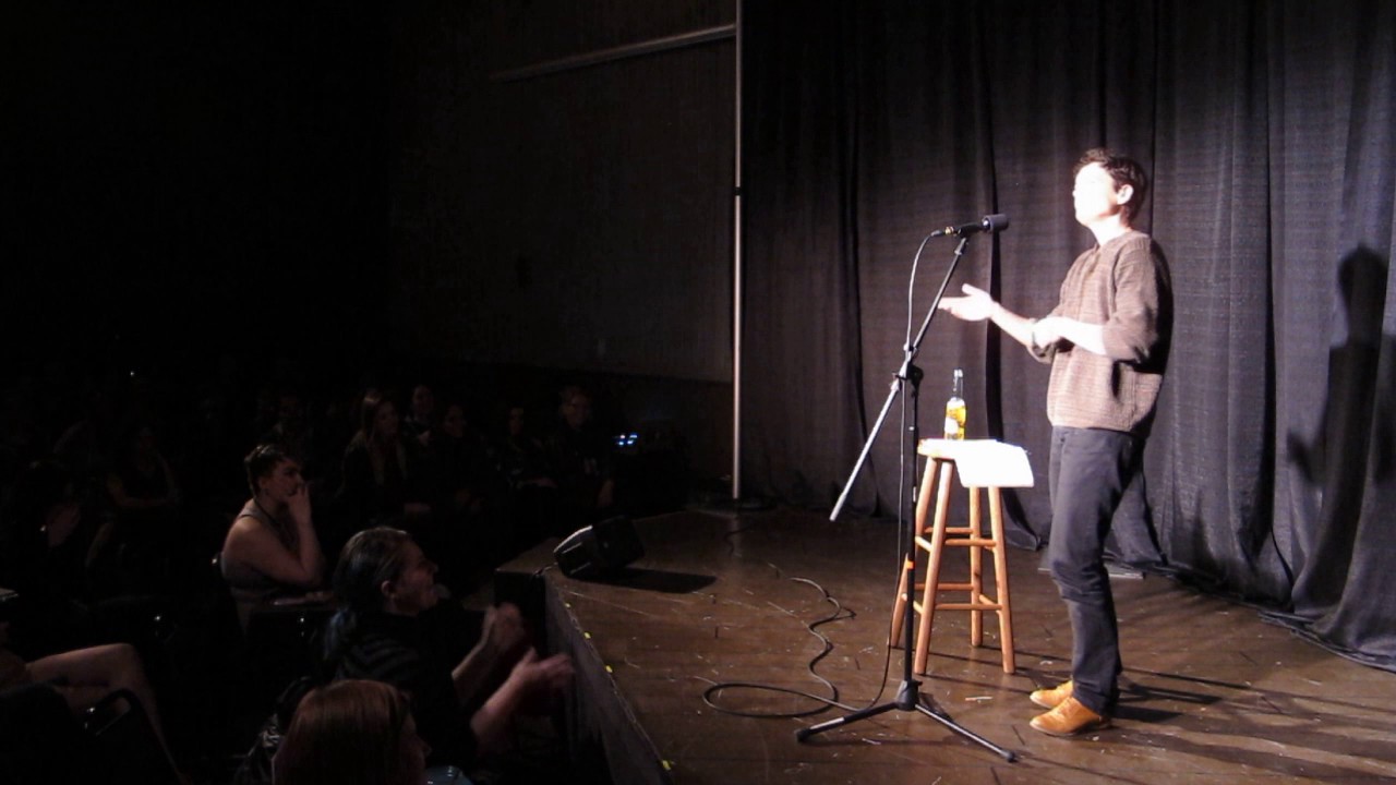 Dec Slam 2016 Guest Poet Sam Rush performing Self Portrait Cock - YouTube