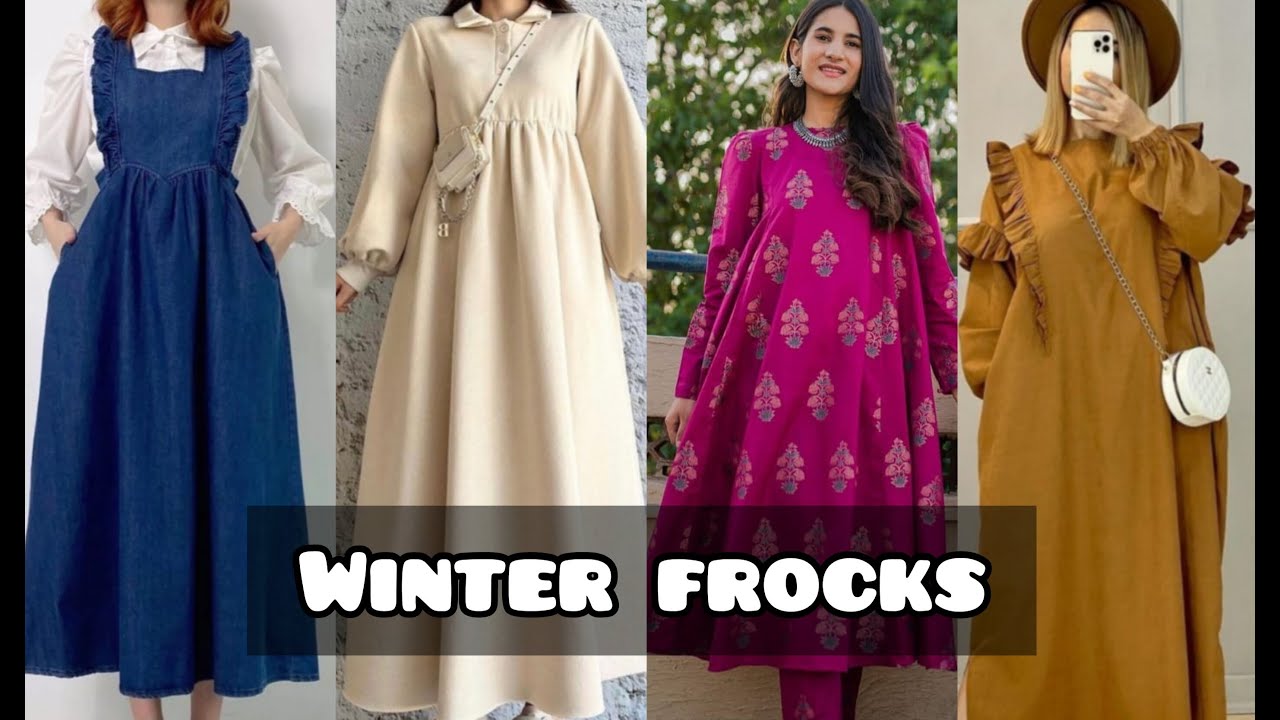Stylish Winter Frocks Collection | StyleScape | Dresses - YouTube
