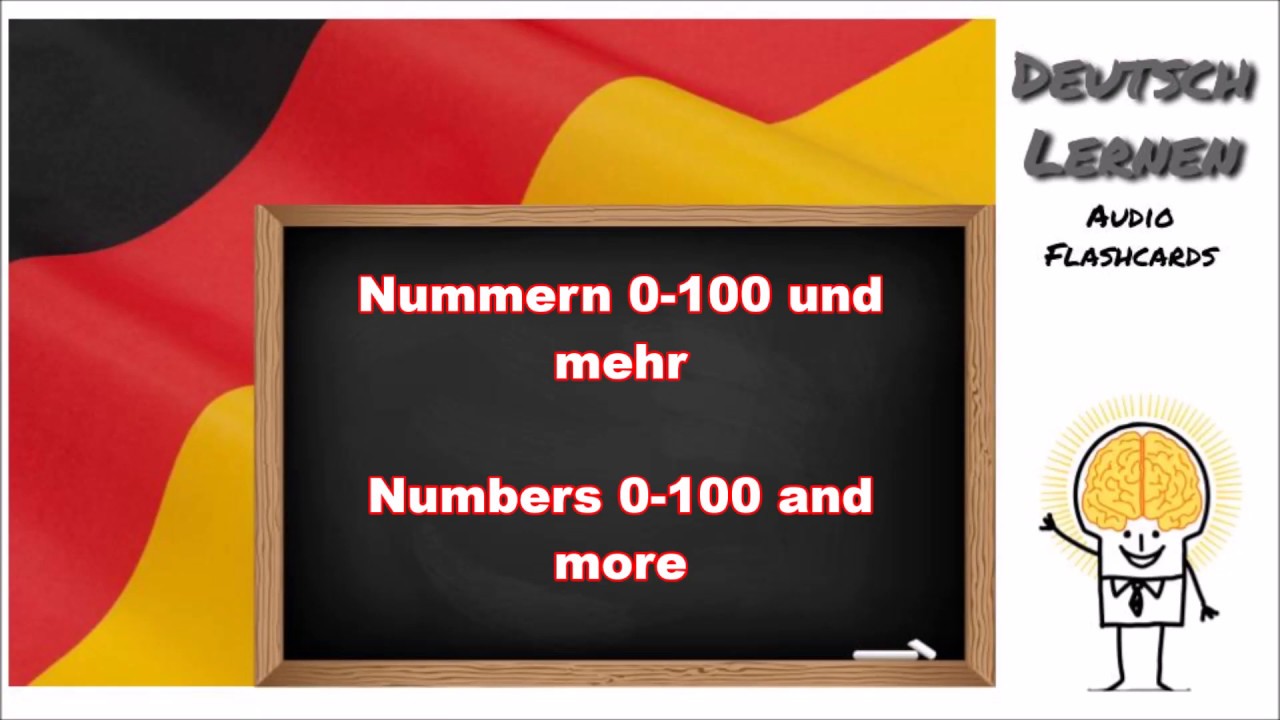 Learn German Fast Audio Flashcards: Nummern 0-100 und Mehr - Numbers 0 ...