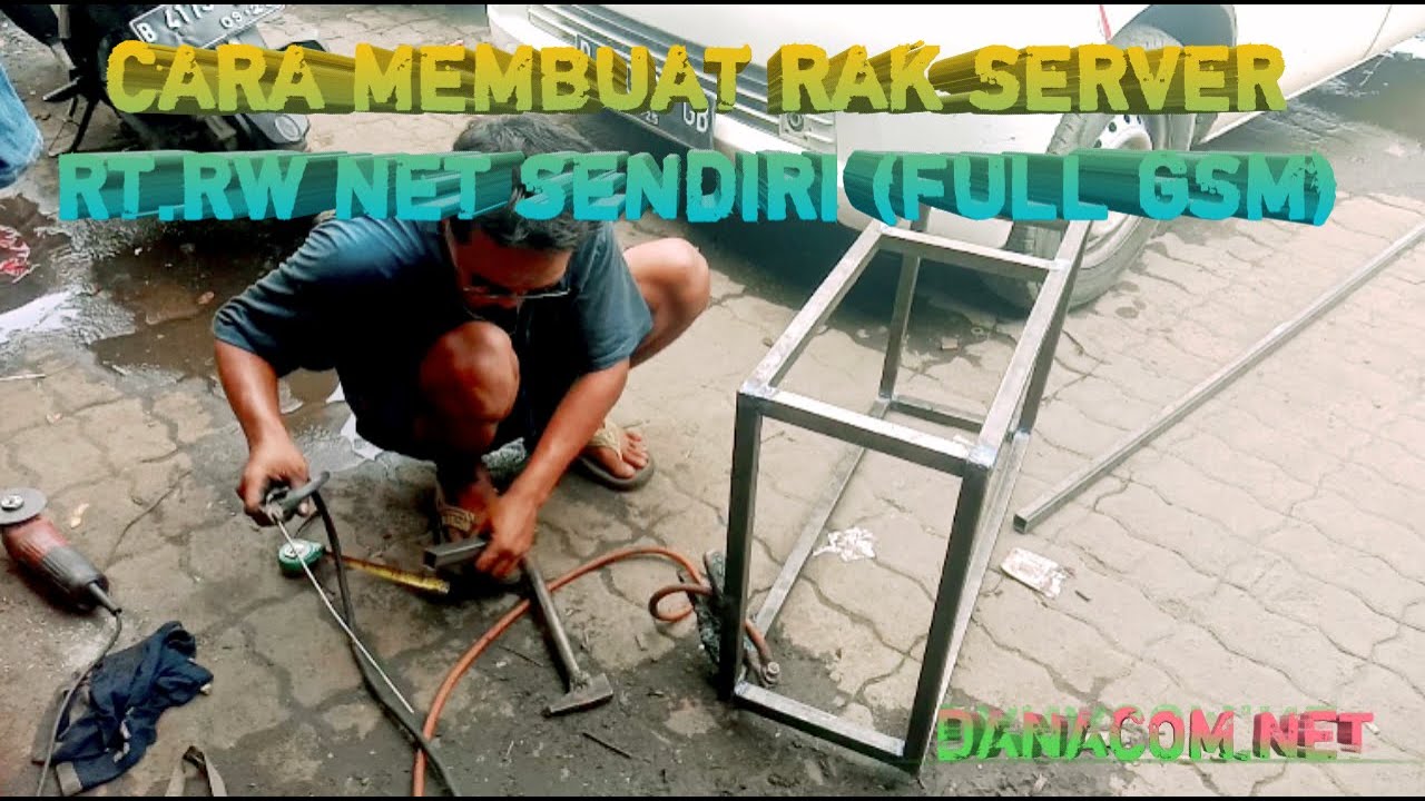 Cara membuat rak server rt.rw net sendiri - YouTube