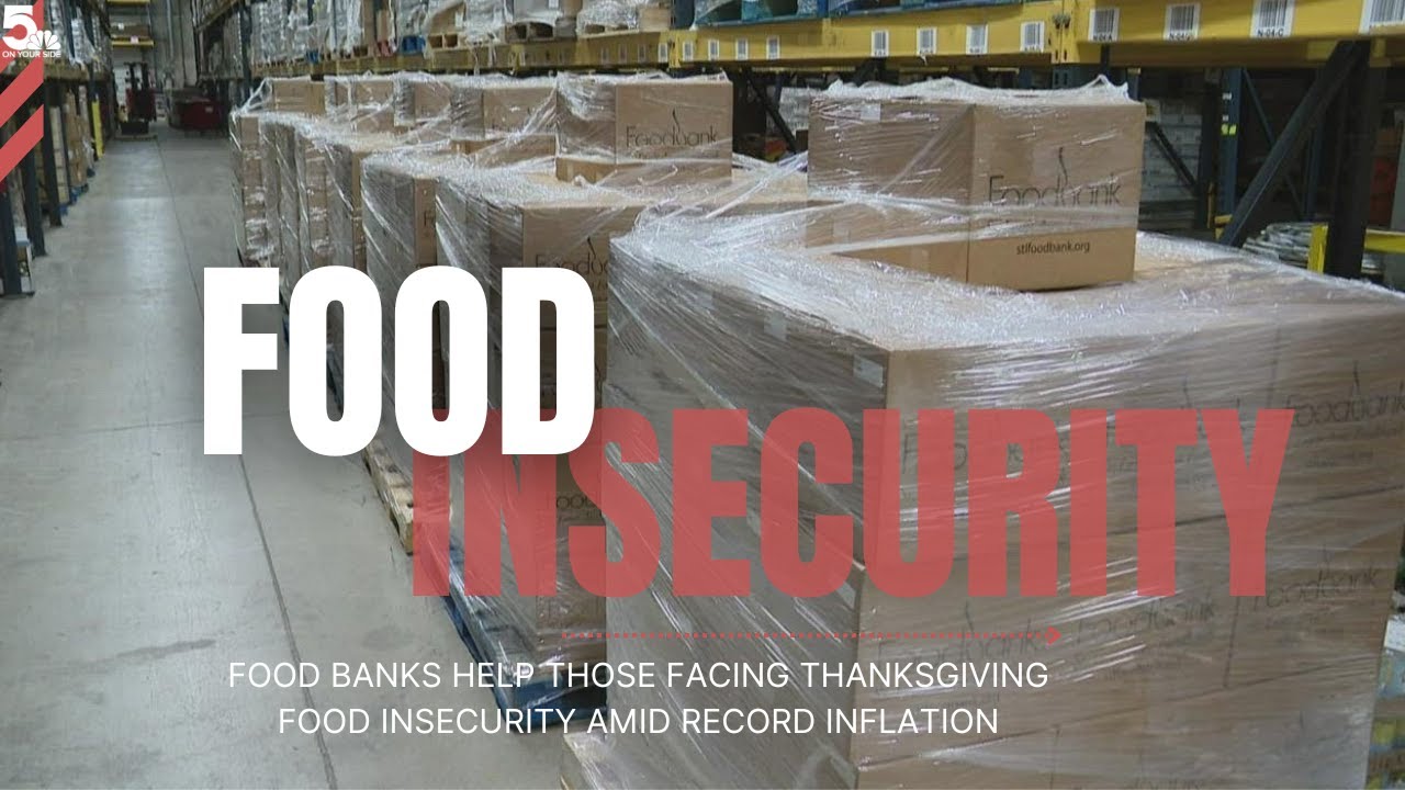 Food banks help those facing Thanksgiving food insecurity - YouTube