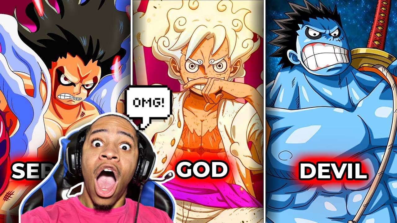 NON ONE PIECE FAN REACTS TO ALL OF LUFFY FORMS!! | GEAR 5 IS THE ...