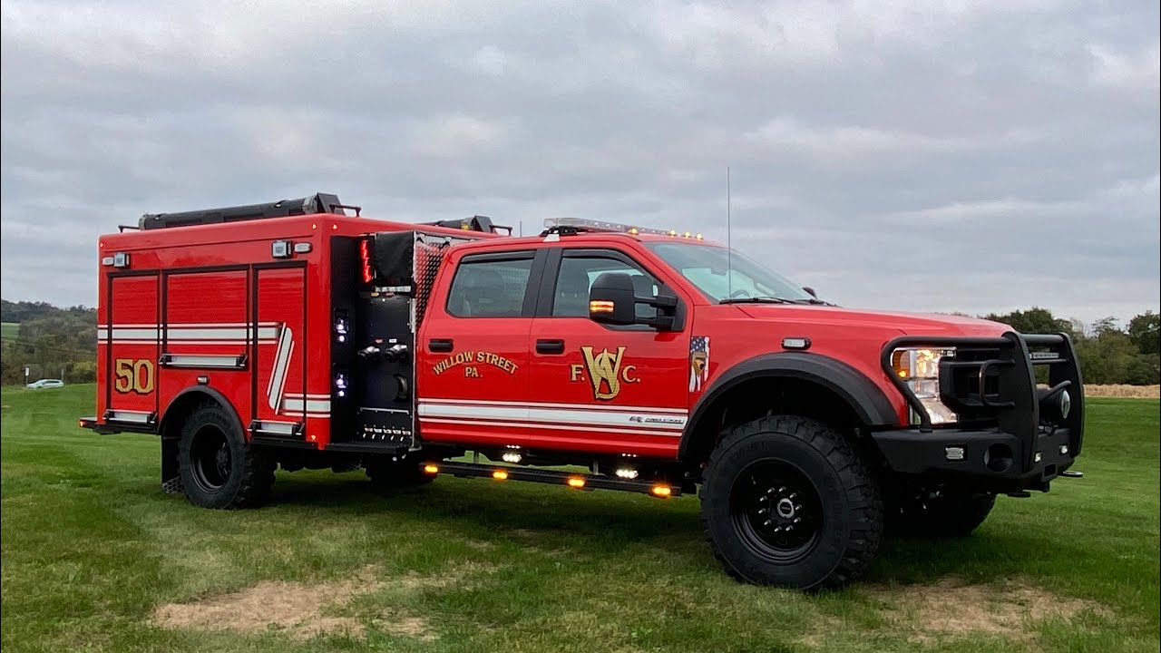 Ford Super Single Lifted Mini Pumper, Willow Street FD | Vengeant ...