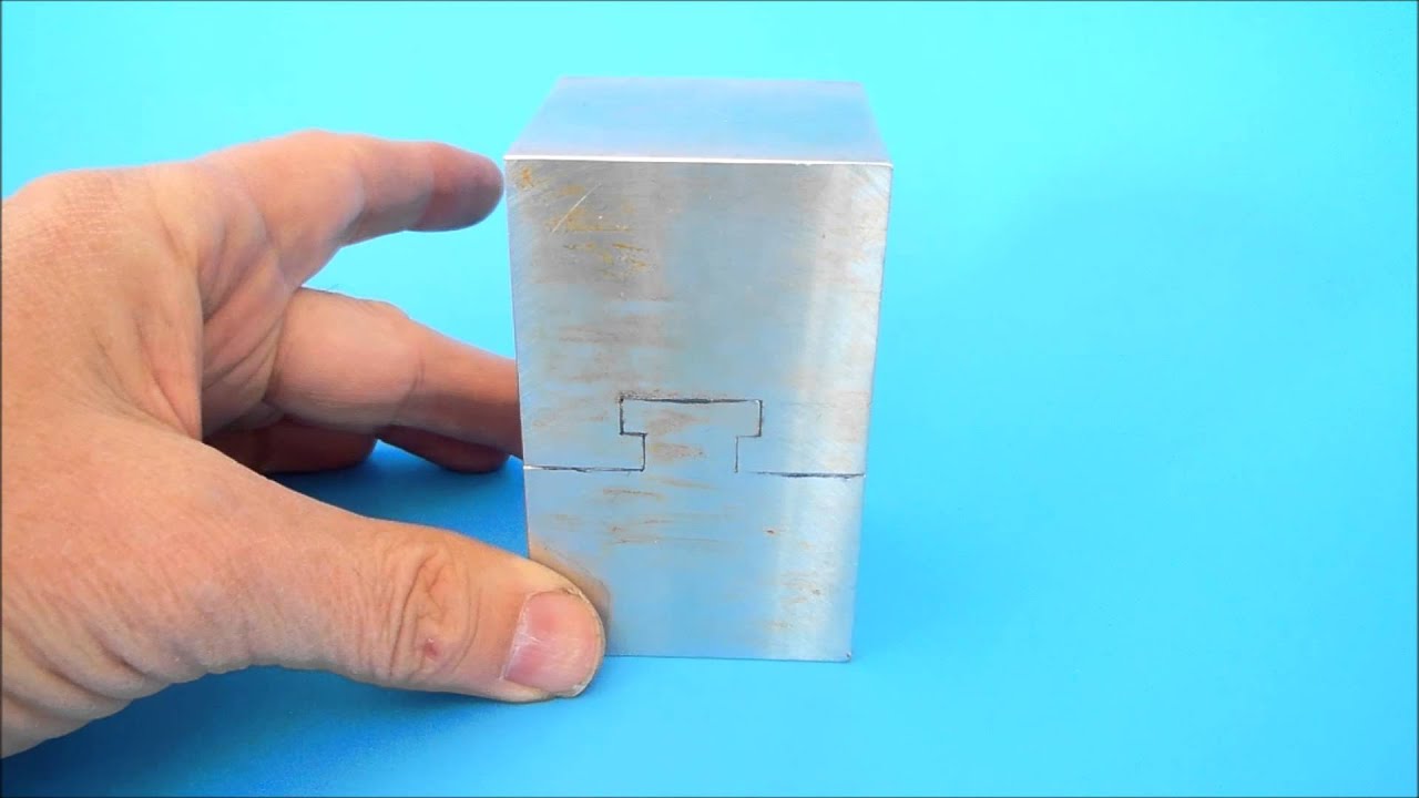 t slot technical drawing puzzle - YouTube