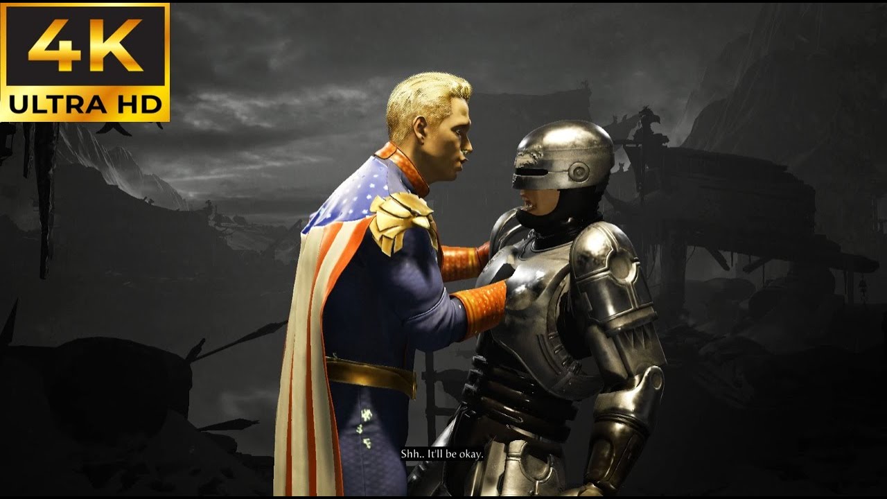 Homelander broke Robocop's heart 💔 Mortal Kombat 1 (4K) - YouTube