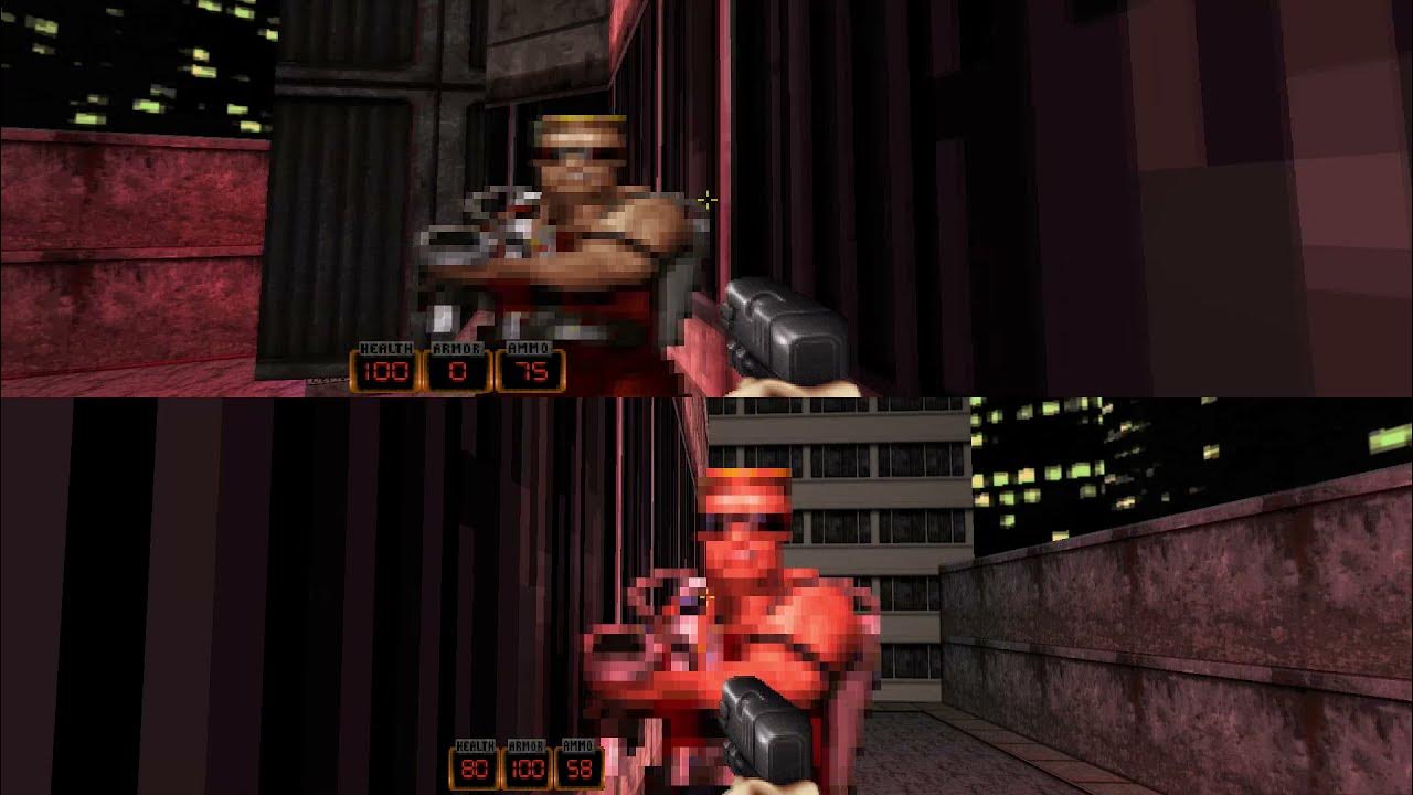 Duke Nukem 3D Multiplayer - Splitscreen Coop [Gameplay #1] on Nucleus Coop - YouTube