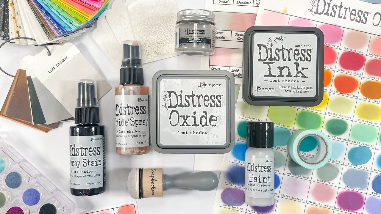 How to Organize and Swatch Your Distress Inks! Lost Shadow Blends ...
