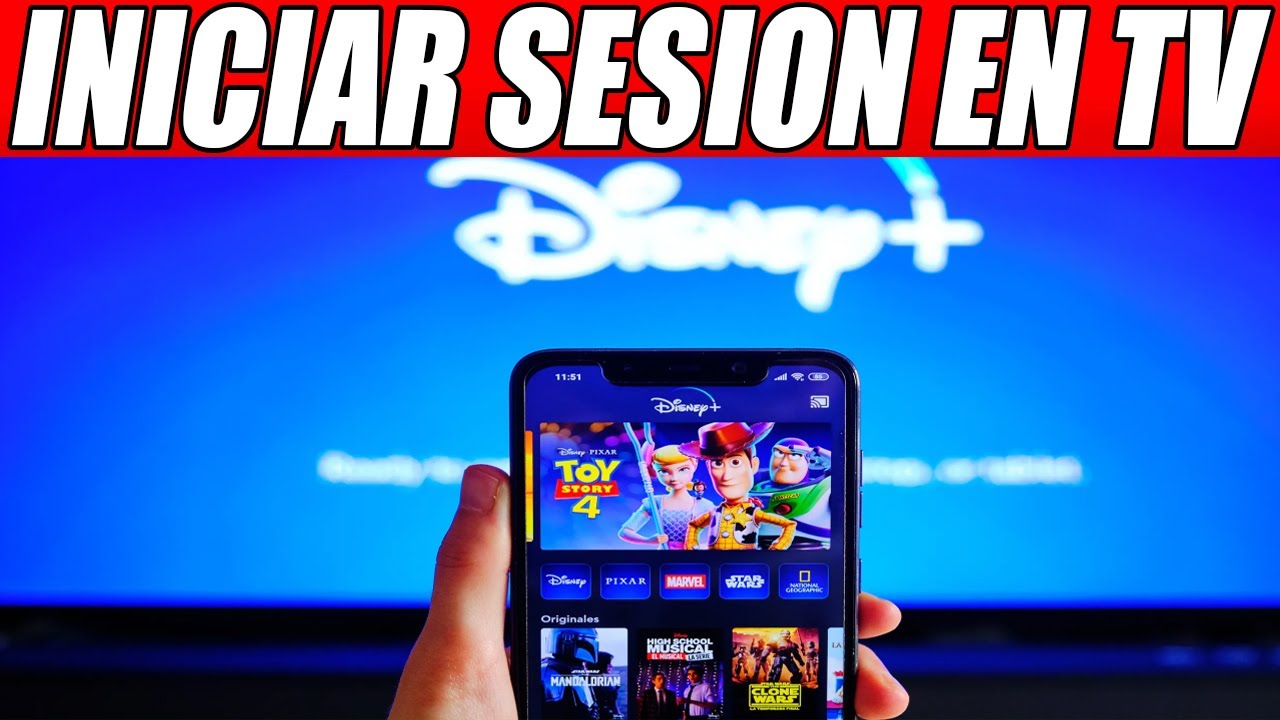 Cómo INICIAR SESIÓN de DISNEY PLUS en SMART TV - YouTube