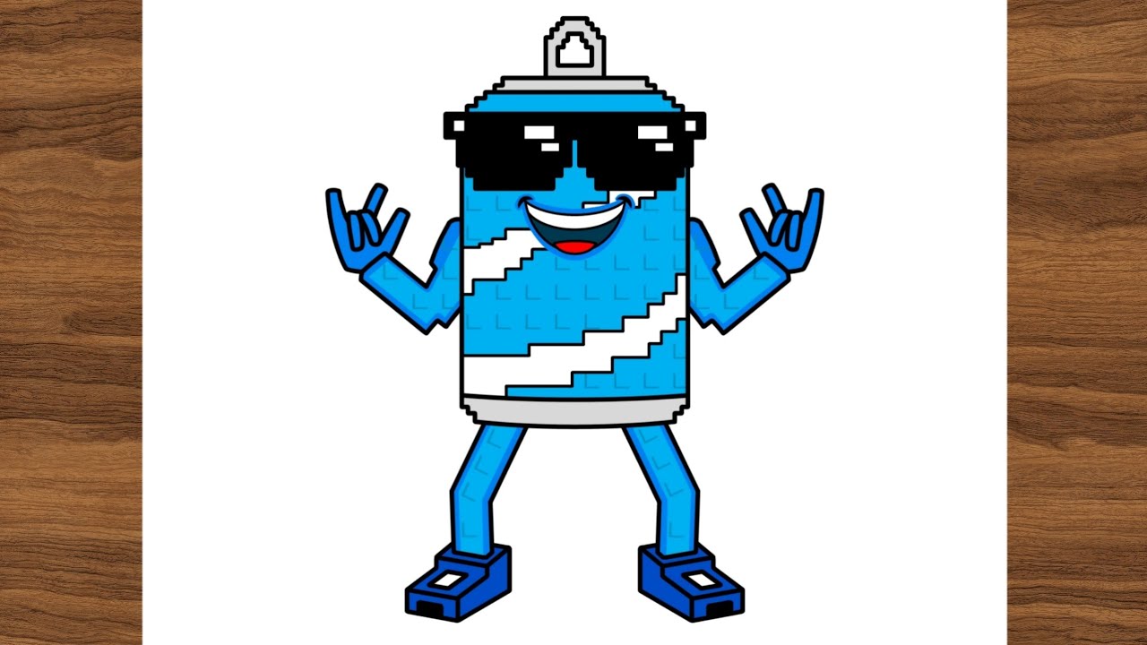 Como desenhar o Swag Soda - Steal a Brainrot | Roblox - YouTube