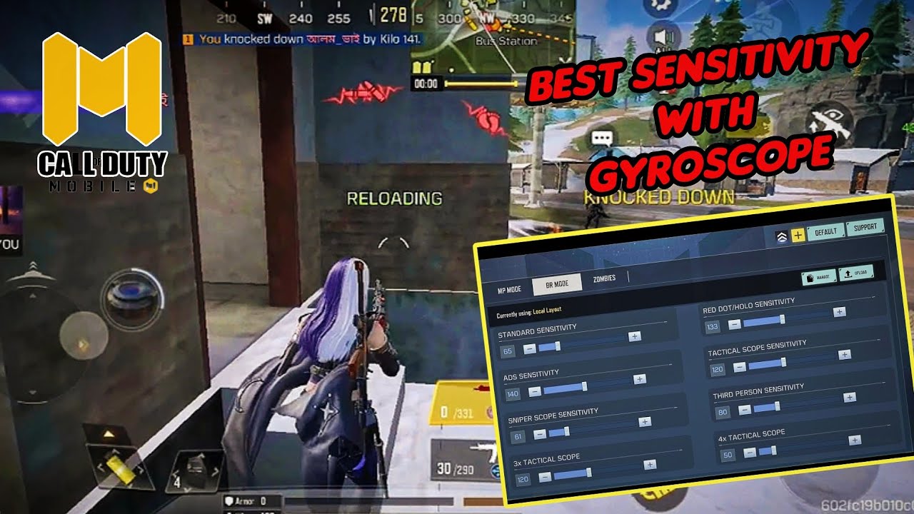 Call of Duty Best Sensitivity With Gyroscope of Season 11 | COD Mobile ...