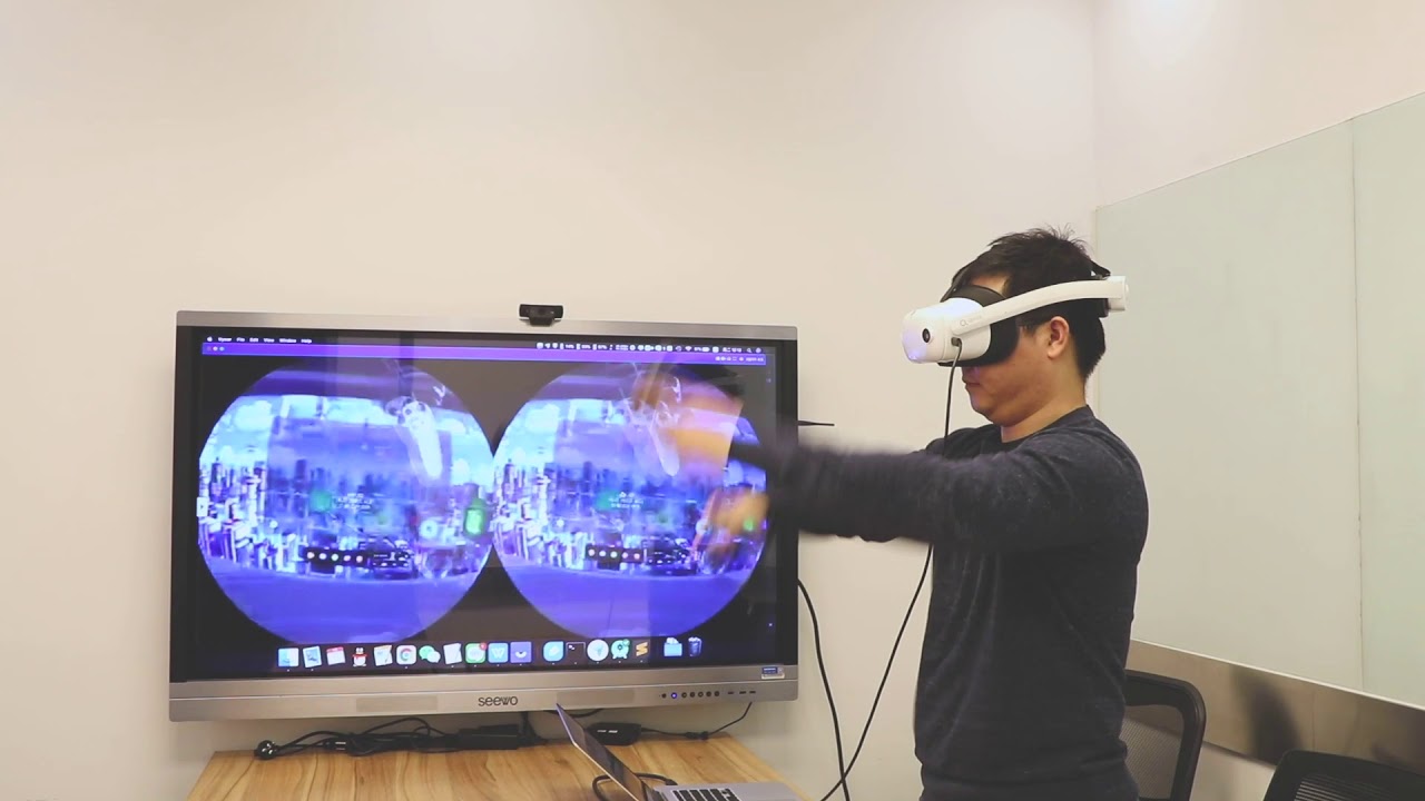 6DoF Controller Tracking Demo of iQIYI Qiyu3 VR standalone - YouTube