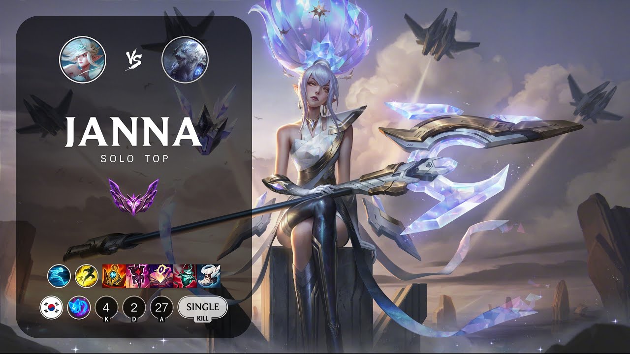 Janna Top vs Volibear - KR Master Patch 14.7 - YouTube