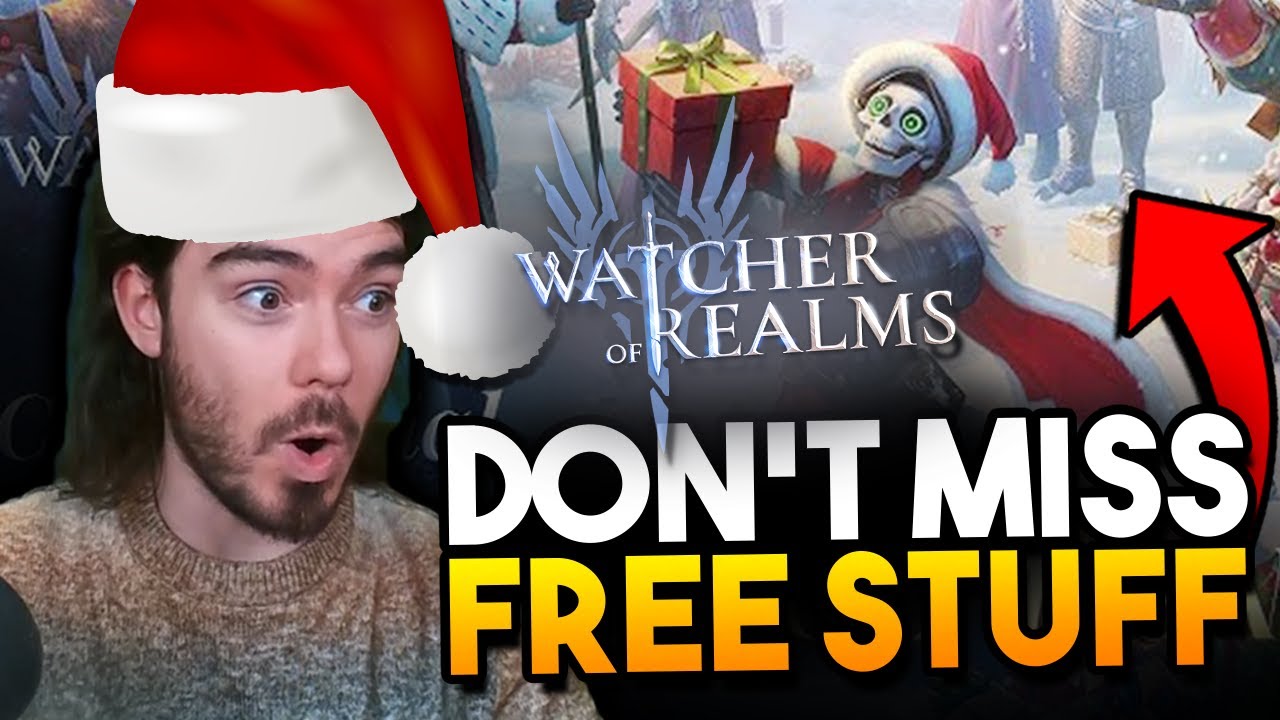 CRAZY CHRISTMAS FREEBIES in WATCHER OF REALMS!! - YouTube