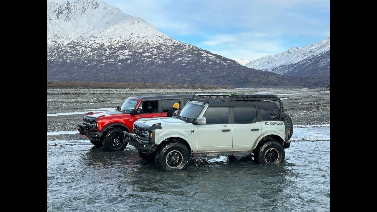Ford Bronco Off-Roading at Knik Glacier, Alaska - YouTube