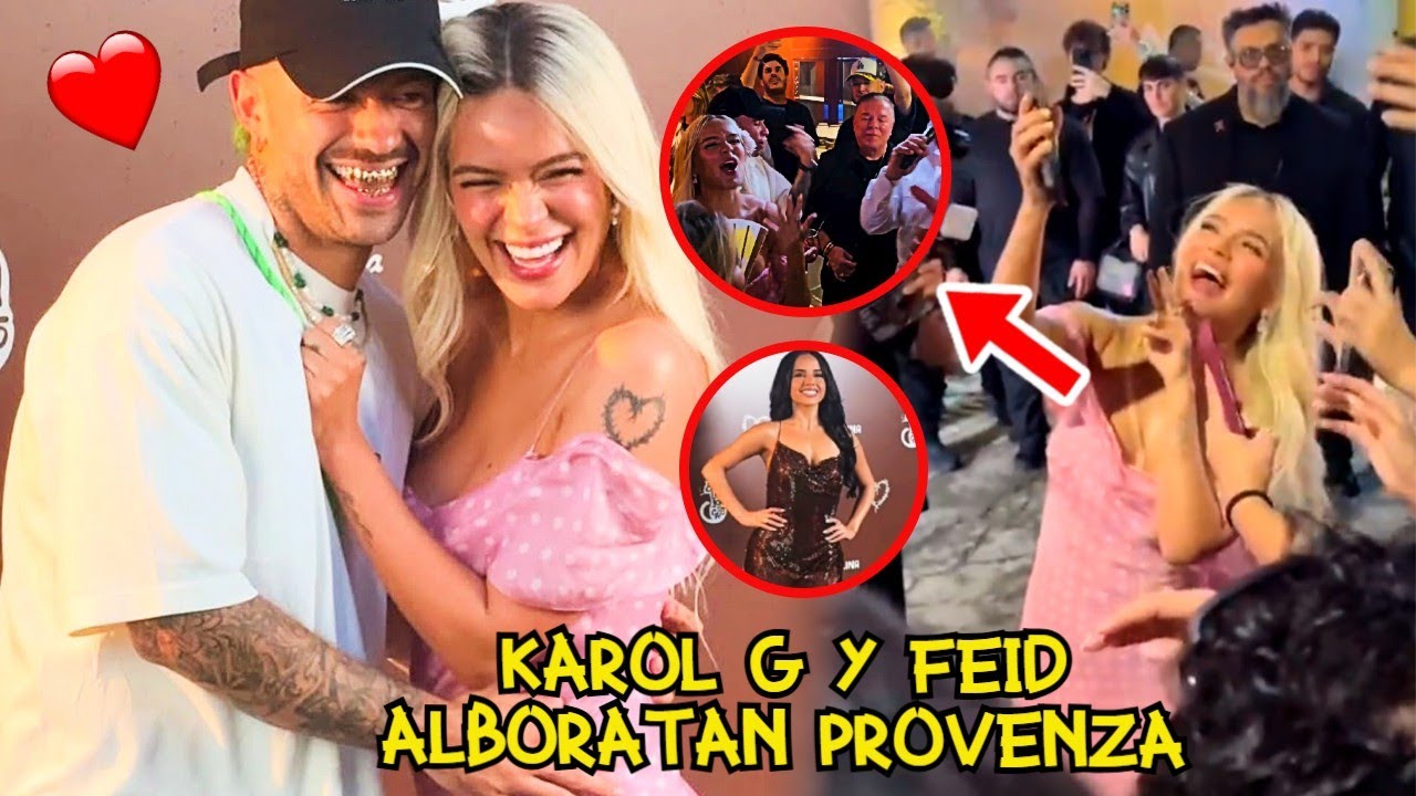 ASÍ CELEBRARON KAROL G Y FEID LA INAUGURACIÓN DEL RESTAURANTE PROVENZA😍 ...