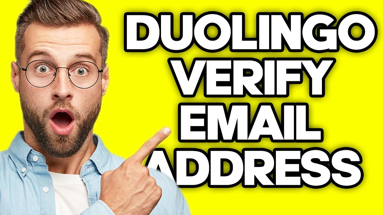 How To Verify Email on Duolingo (2023) - YouTube