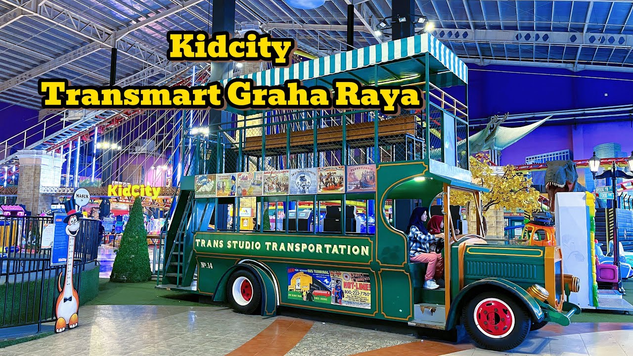 BERMAIN DI KIDCITY TRANSMART GRAHA RAYA - TRANS STUDIO MINI - YouTube